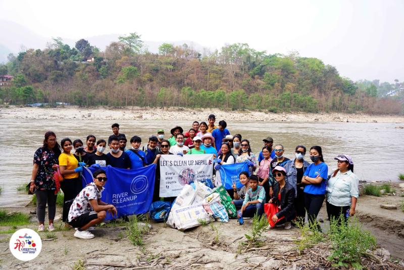 River Cleanup and Environment Awareness Programme by LCUN at Dhading ...